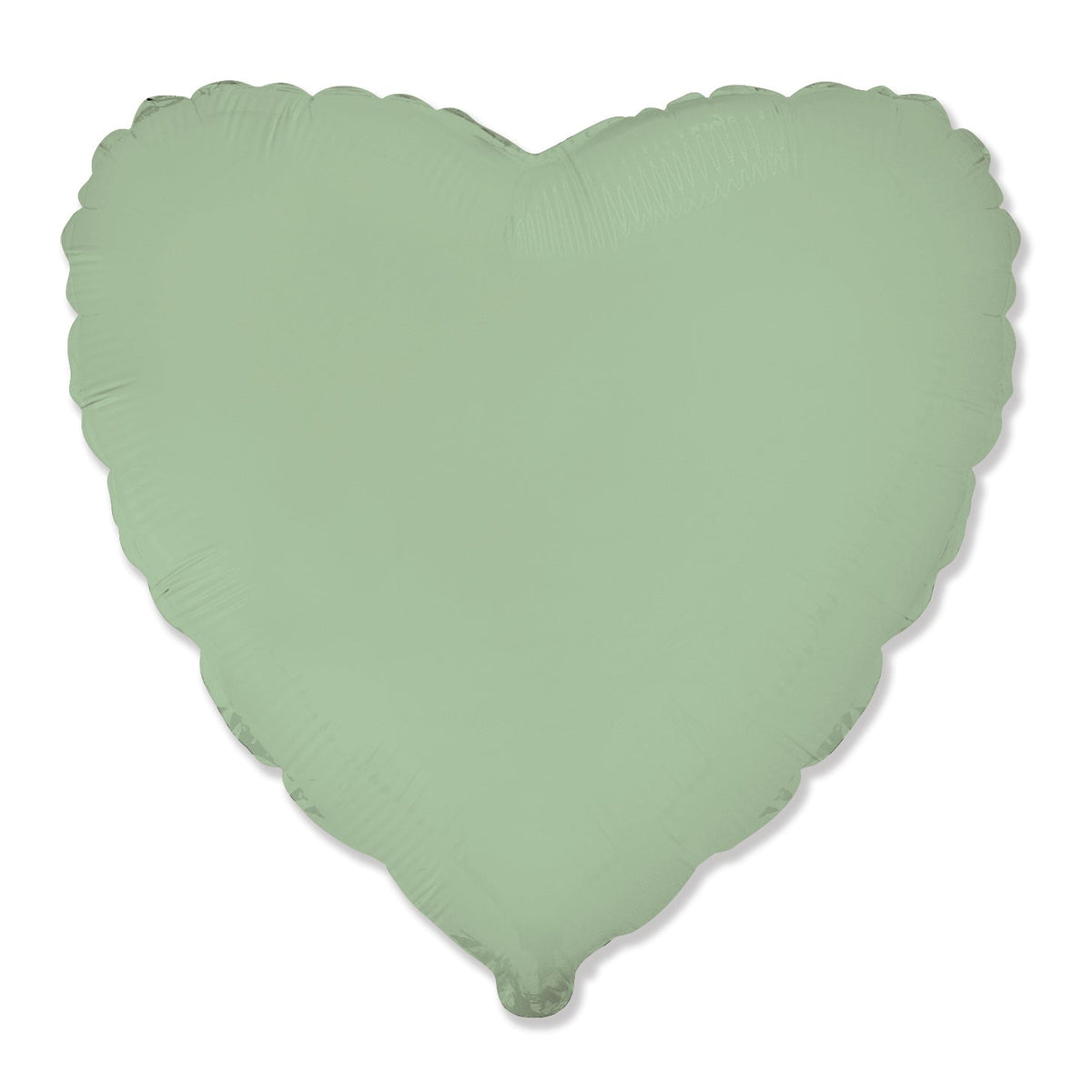 18" Heart Matte Mint Green Solid Color Foil Balloon Brand Flexmetal – Bargain Balloons USA