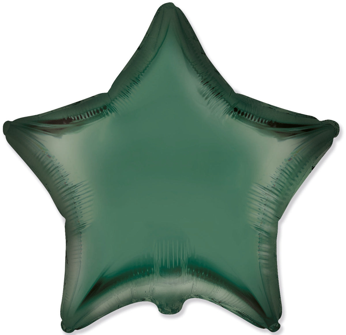18" Satin Dark Green Star Solid Color Foil Balloons Brand Flexmetal – Bargain Balloons USA