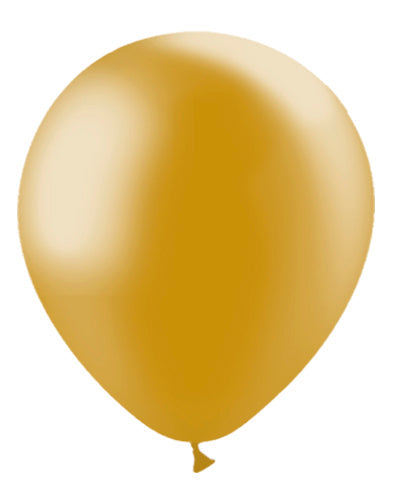 Balloonia Latex Balloons Pearl/Metallic Gold – Bargain Balloons USA