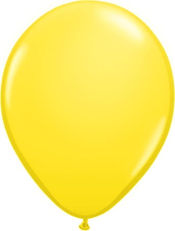 Qualatex Standard Yellow Latex Balloons – Bargain Balloons USA