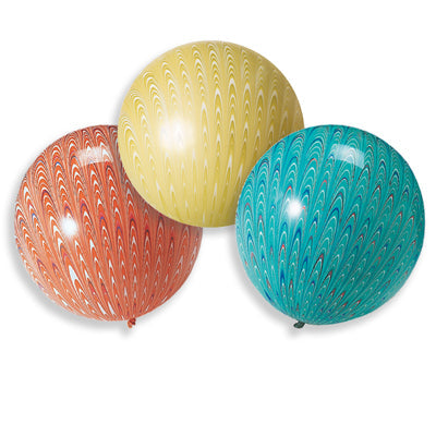 18" Peacock Latex Balloons – Bargain Balloons USA