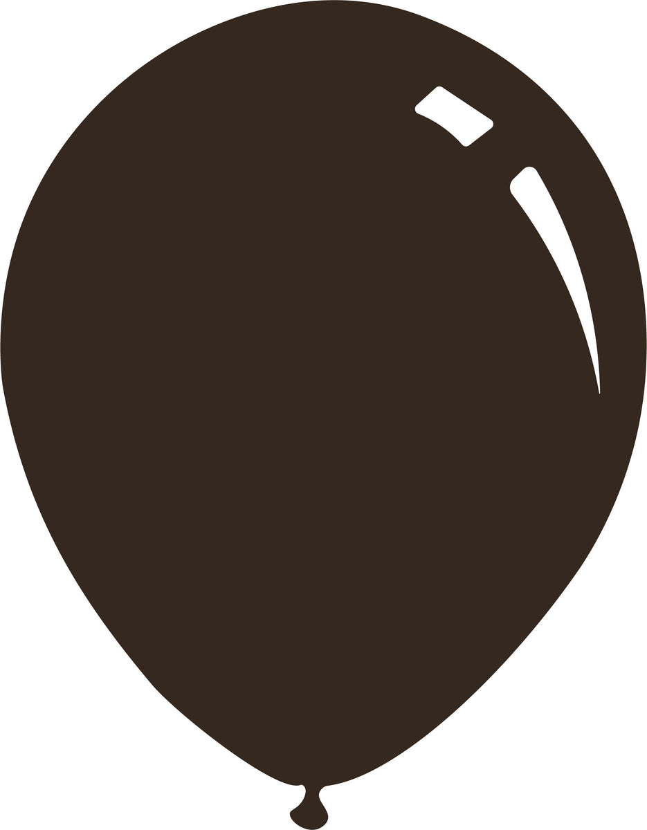 Decomex Pastel Deco Chocolate Brown Latex Balloons– Bargain Balloons USA