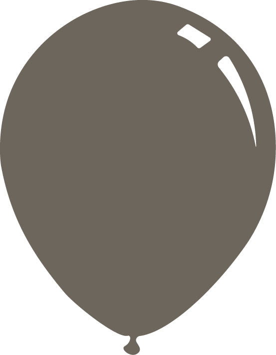 Decomex Pastel Deco Coral Grey (Oyster Grey) Latex Balloons – Bargain ...