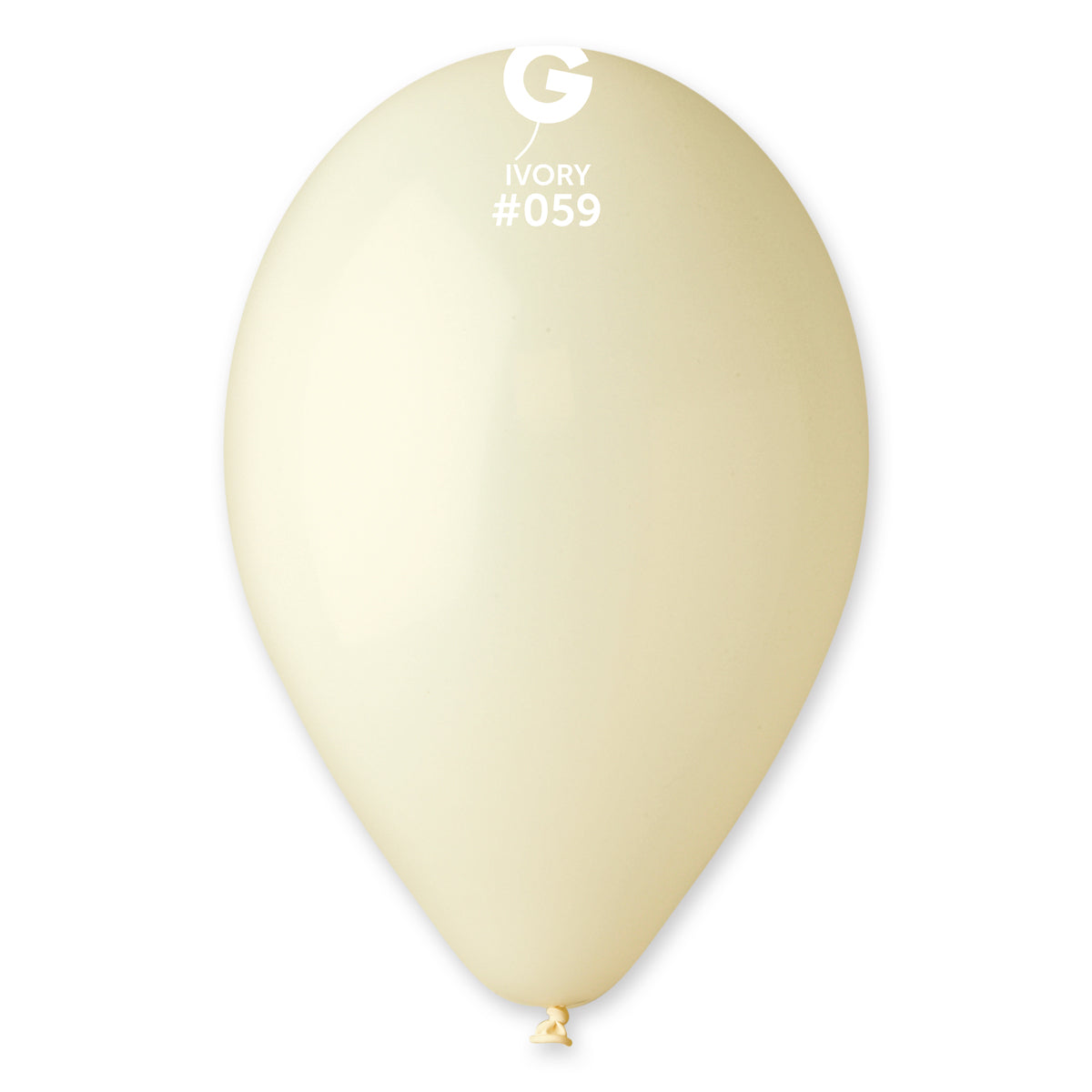 Gemar Standard Ivory Latex Balloons – Bargain Balloons USA