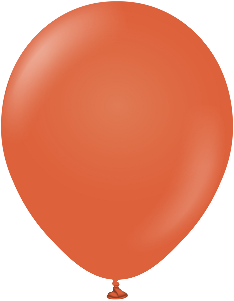 Kalisan Retro Rust Orange Latex Balloons – Bargain Balloons USA