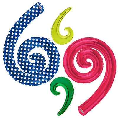 Kurly Airfill Only Balloons– Bargain Balloons USA
