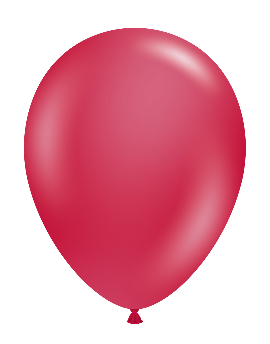 Tuftex Pearl Metallic Starfire Red Latex Balloons – Bargain Balloons USA