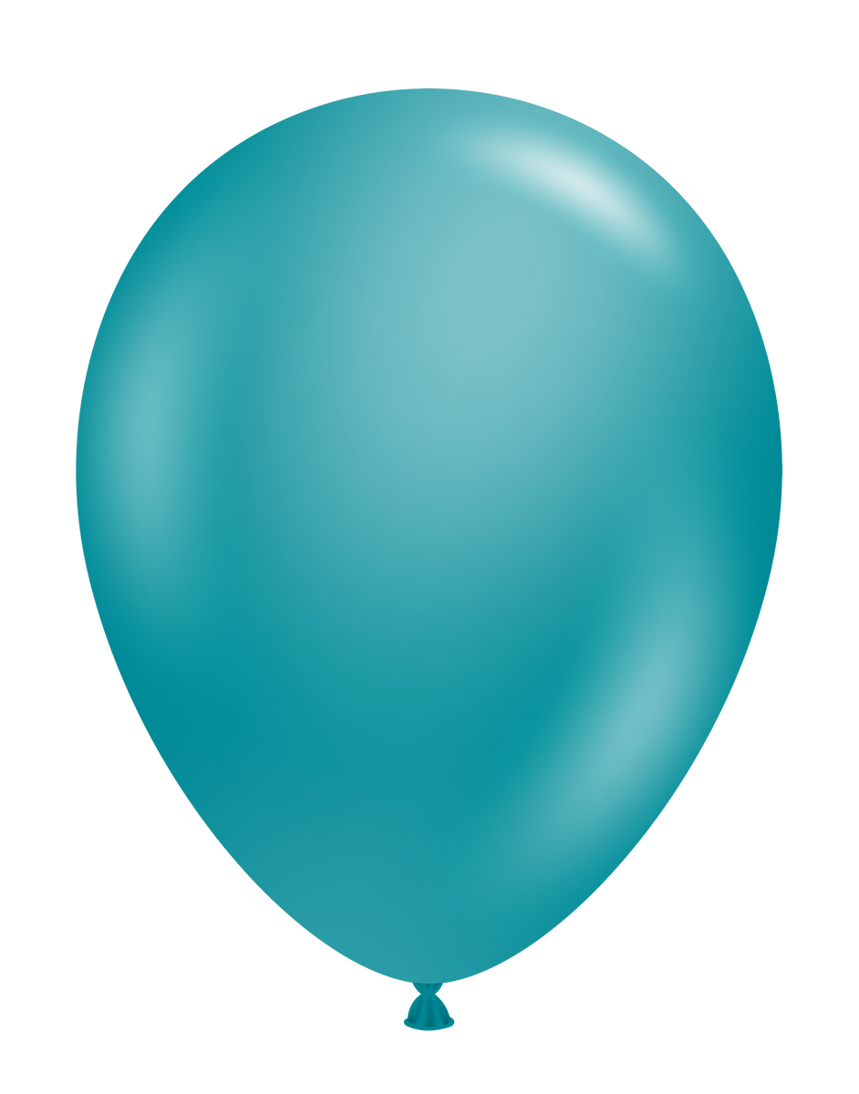 Tuftex Pearl Metallic Teal Latex Balloons – Bargain Balloons USA