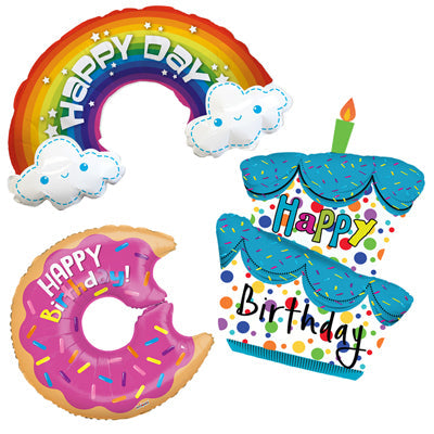 Airfill Only Birthday Balloons – Bargain Balloons USA