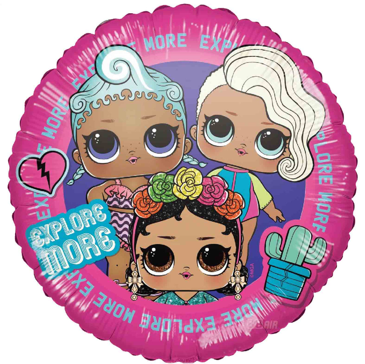 18" LOL Explore More Round Foil Balloon for Celebrations– Bargain ...