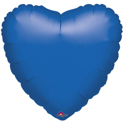 18" Royal Blue Heart Packaged Balloon– Bargain Balloons USA