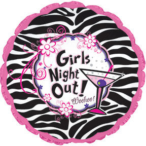 18" Girls Night Out Woohoo! Balloon – Bargain Balloons USA