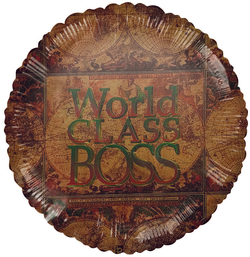 World's Class Boss Map Balloon for Boss' Day - Airfill Only– Bargain ...