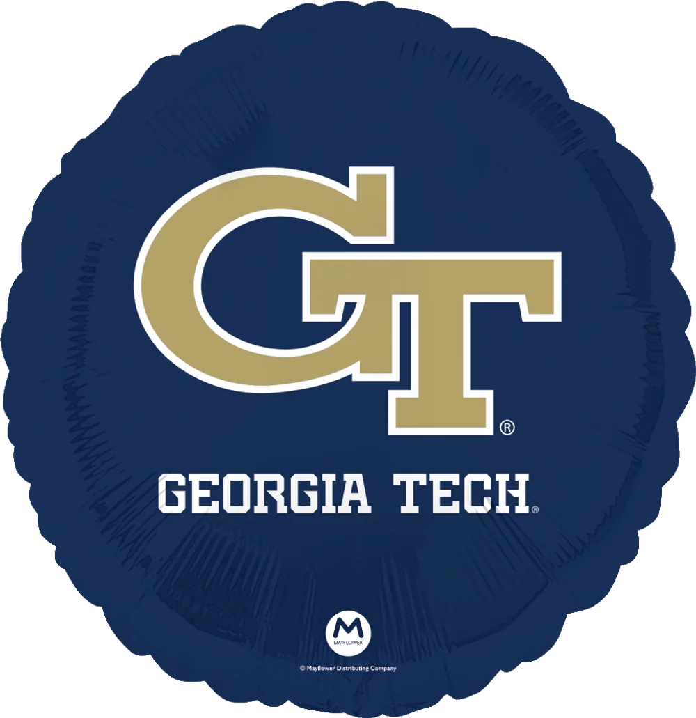 18" Collegiate Georgia Tech Foil Balloon – Bargain Balloons USA