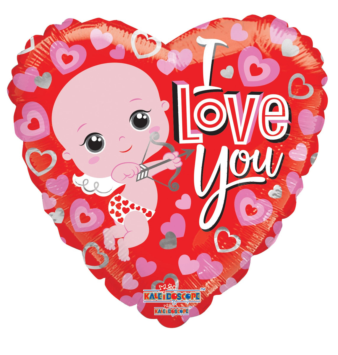 18" I Love You Cupid Foil Balloon - Valentine's Day Gift– Bargain ...