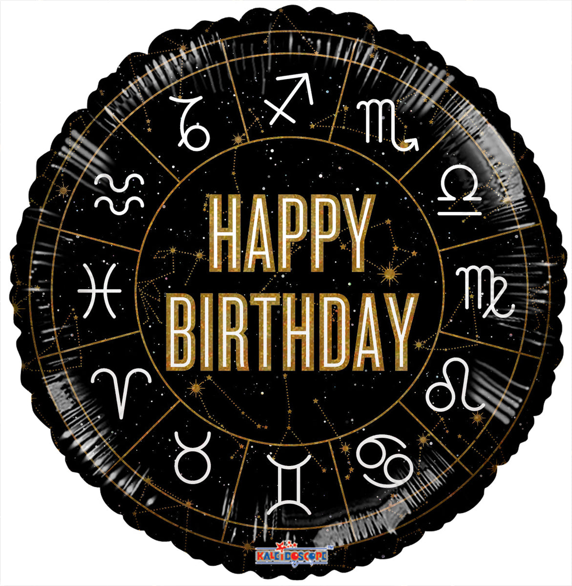 18" Birthday Zodiac Holographic Foil Balloons – Bargain Balloons USA