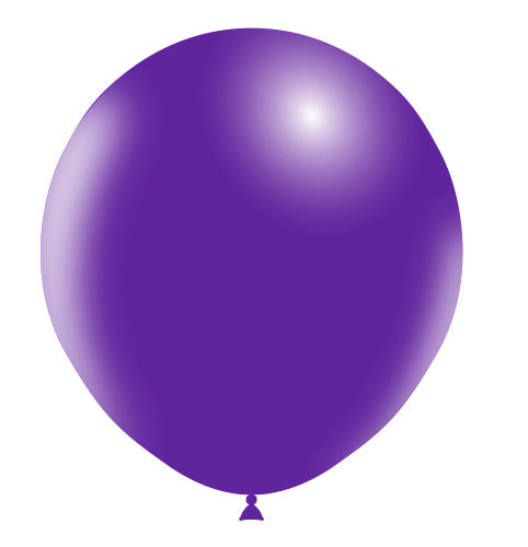 18" Balloonia Latex Balloons Professional Line Standard Purple (10 Per ...