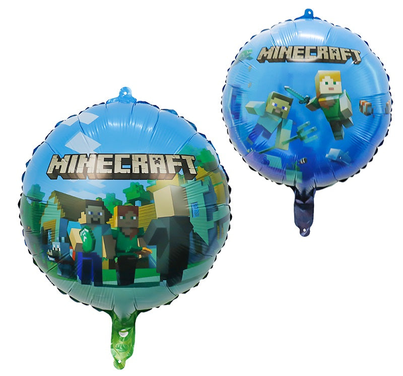 18" Minecraft Meeting Foil Balloon – Bargain Balloons USA