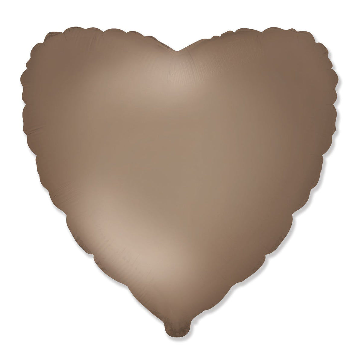 18" Heart Matte Starlight Gold Solid Color Foil Balloon Brand Flexmeta ...