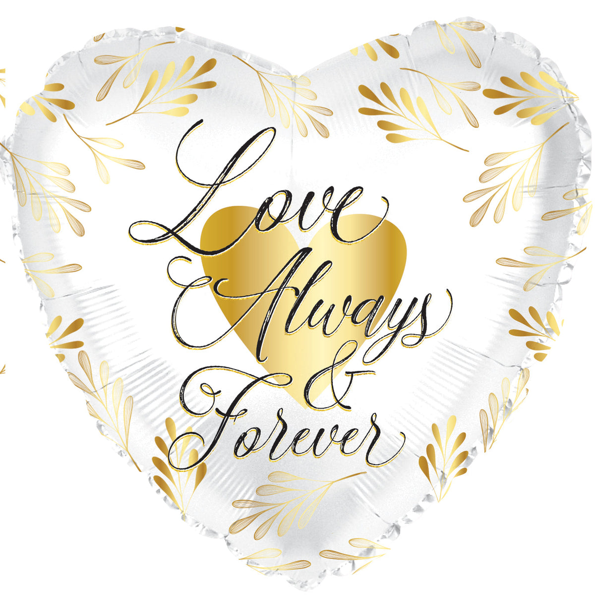 17" Love Always And Forever Heart Foil Balloon– Bargain Balloons USA