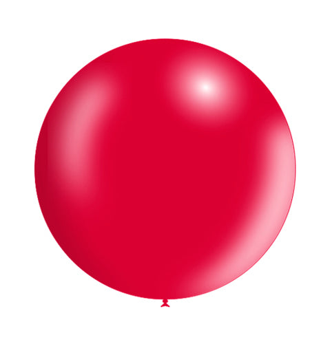 23'' Balloonia Latex Balloons Professional Line Metallic Red (5 Per Ba ...