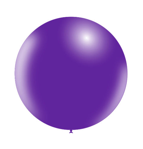 23'' Balloonia Latex Balloons Professional Line Standard Purple (5 Per ...