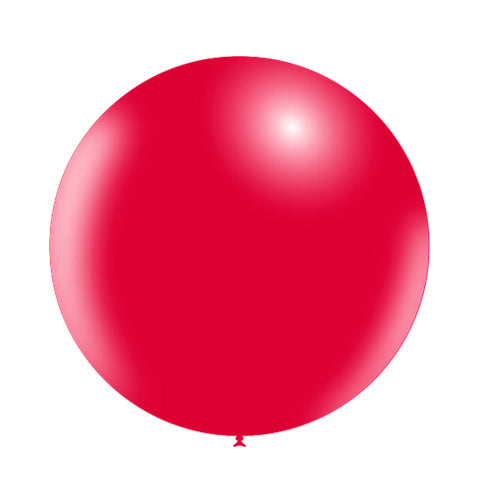 23'' Balloonia Latex Balloons Professional Line Standard Red (5 Per Ba ...