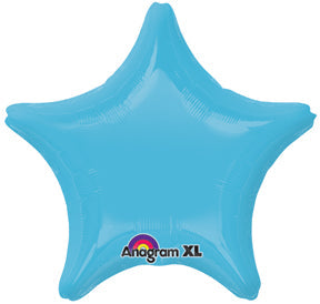 18" Caribbean Blue Decorator Star Packaged Balloon– Bargain Balloons USA