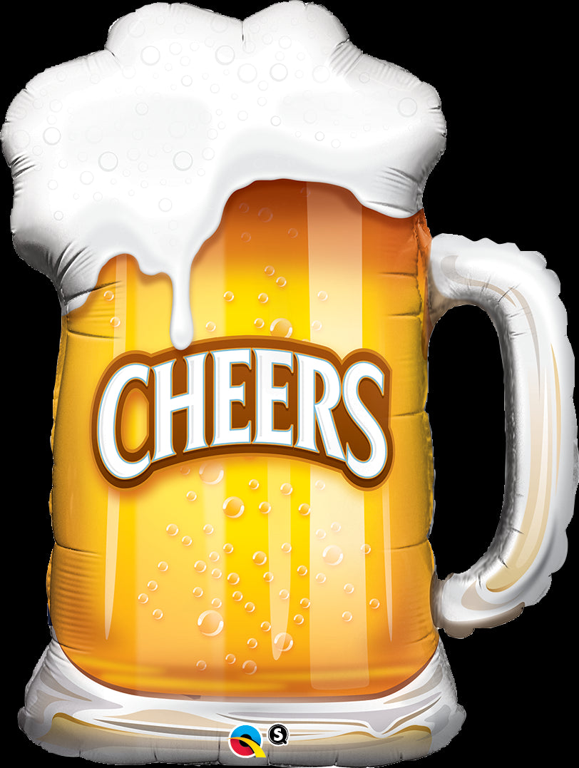 35" Cheers! Beer Mug Balloon – Bargain Balloons USA