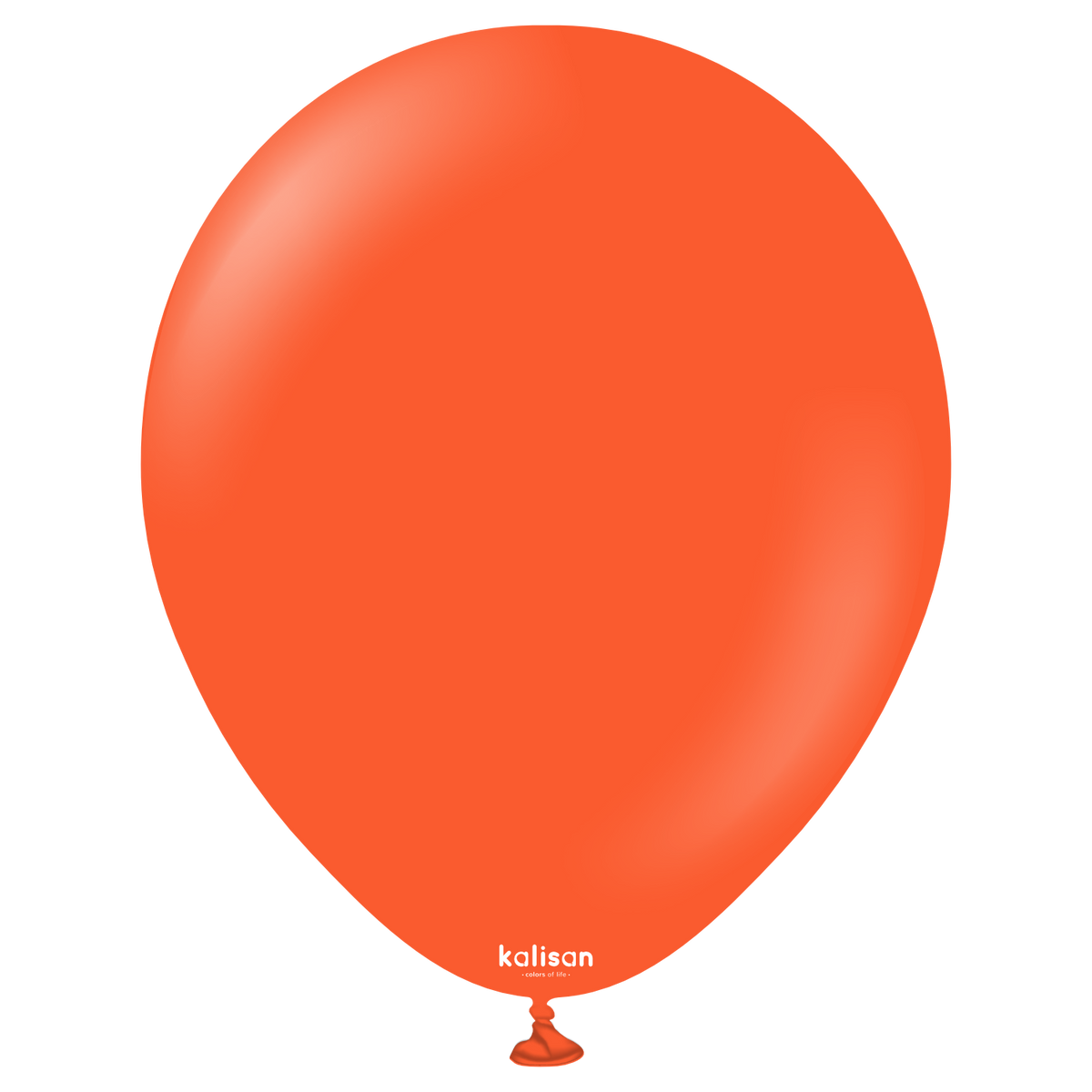12" Kalisan Latex Balloons Standard Flame Orange (50 Per Bag)– Bargain ...