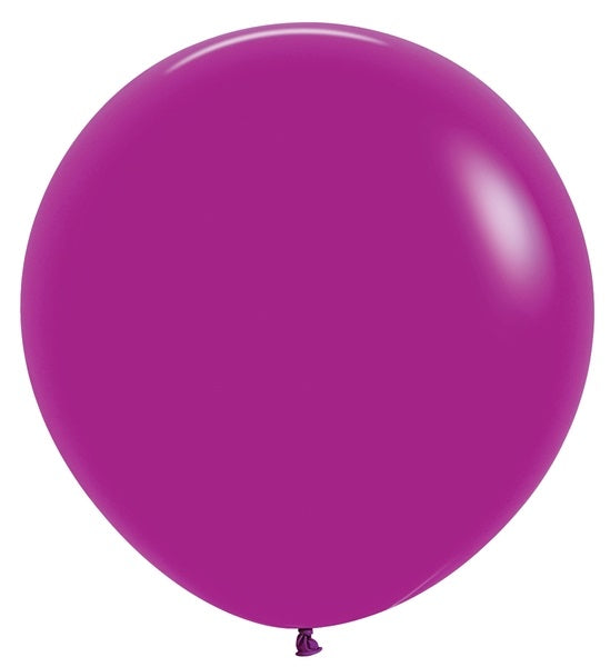 24" Sempertex/Betallatex Latex Balloons (3 Per Bag) Deluxe Purple Orch ...