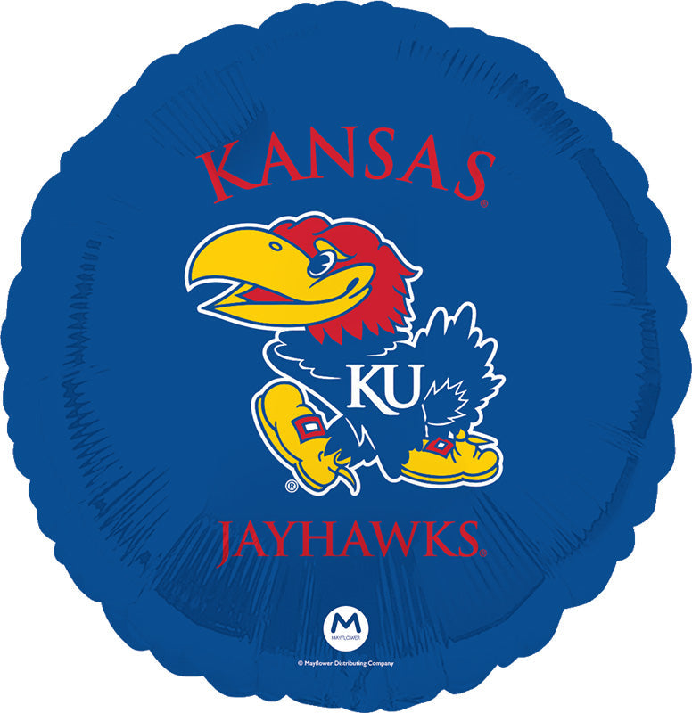 18" University of Kansas Foil Balloon – Bargain Balloons USA