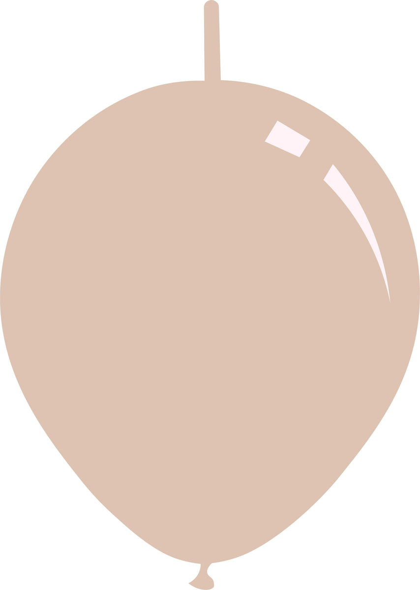 18" Deco Skin Blush ***New Shade*** Decomex Linking Balloons (25 Per B ...
