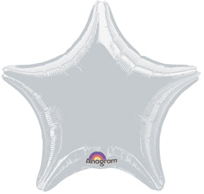 18" Silver Star Packaged Balloon– Bargain Balloons USA