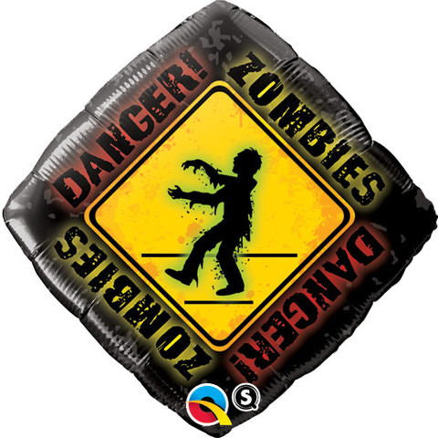 18" Zombies Crossing Balloon - Halloween Party Decoration– Bargain ...