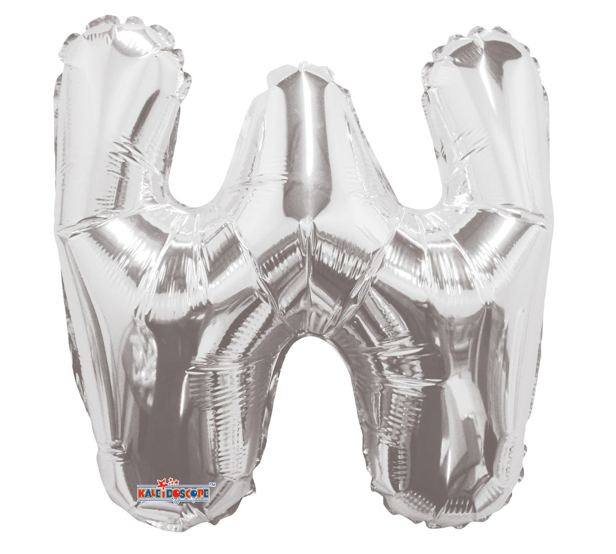 14" Airfill with Valve Only Letter W Silver Balloon – Bargain Balloons USA