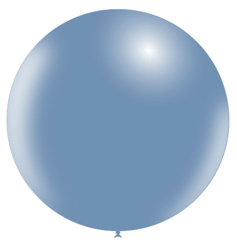 36'' Balloonia Latex Balloons Professional Line Vintage Vintage Blue ...