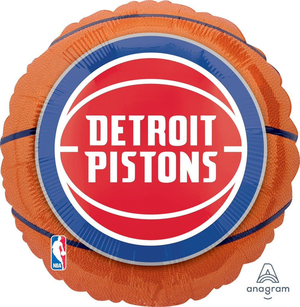 18" NBA Detroit Pistons Basketball Balloon - Officially Licensed ...