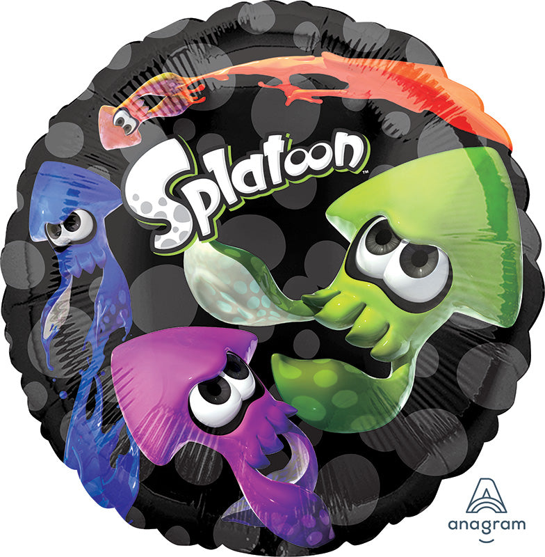 18" Splatoon Foil Balloon - Vibrant Squid Characters– Bargain Balloons USA