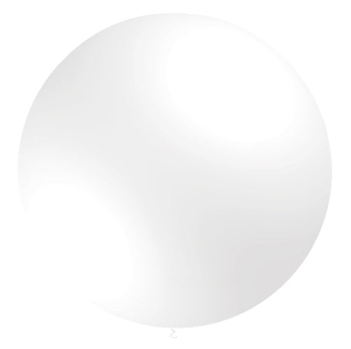 36'' Balloonia Latex Balloons Professional Line Standard White (5 Per ...