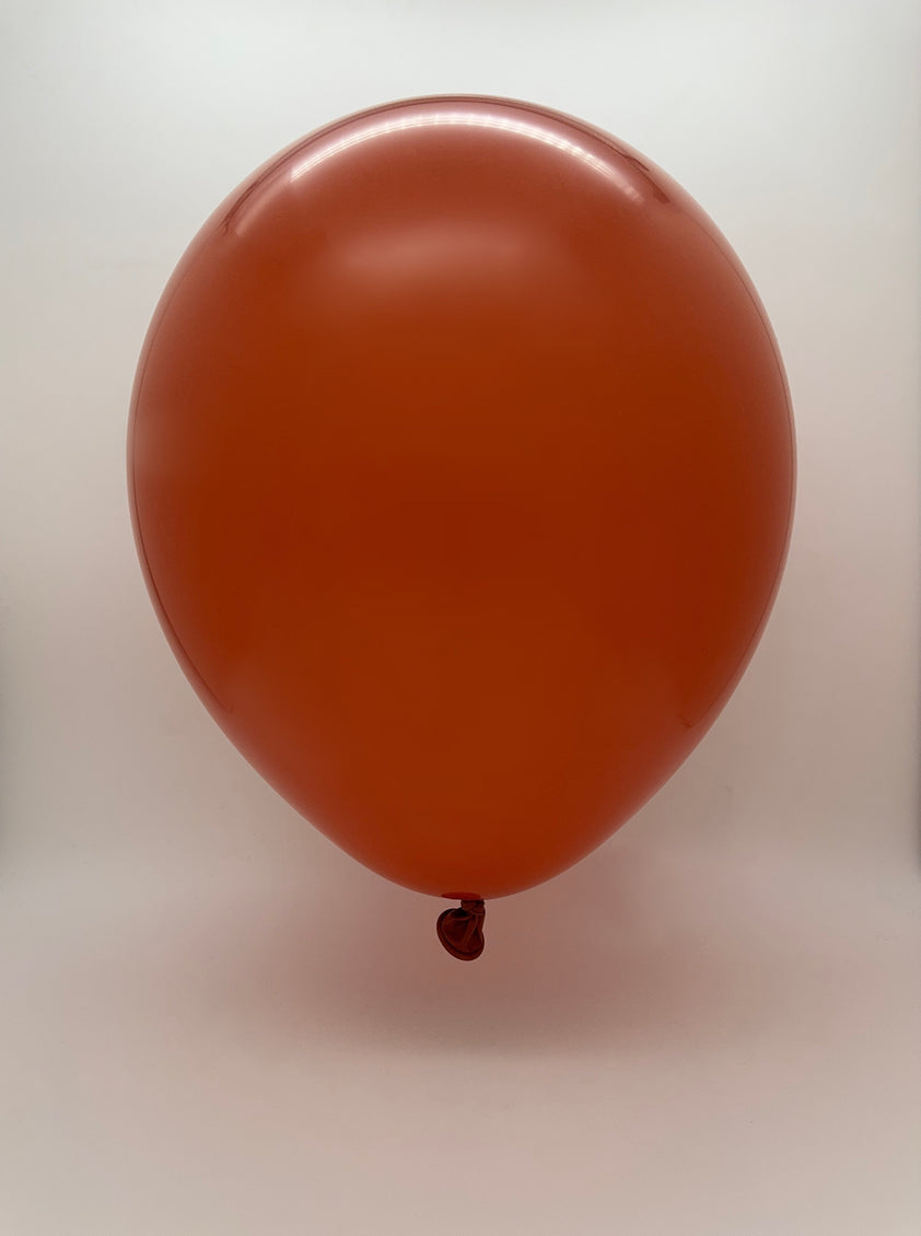 5" Deco Cider Orange (Rust Orange) Decomex Latex Balloons (100 Per Bag ...
