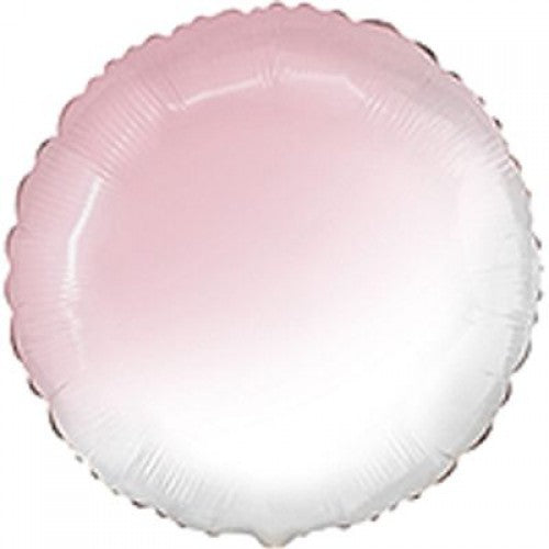 32" Ultra Baby Gradient Pink Round/Circle Solid Color Foil Balloons Br ...