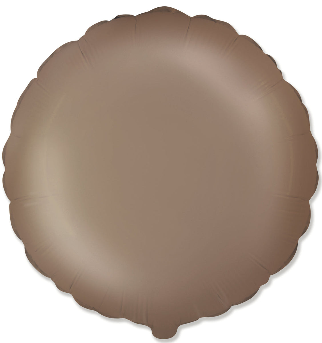 18" Round/Circle Matte Starlight Gold Solid Color Foil Balloon Brand F ...