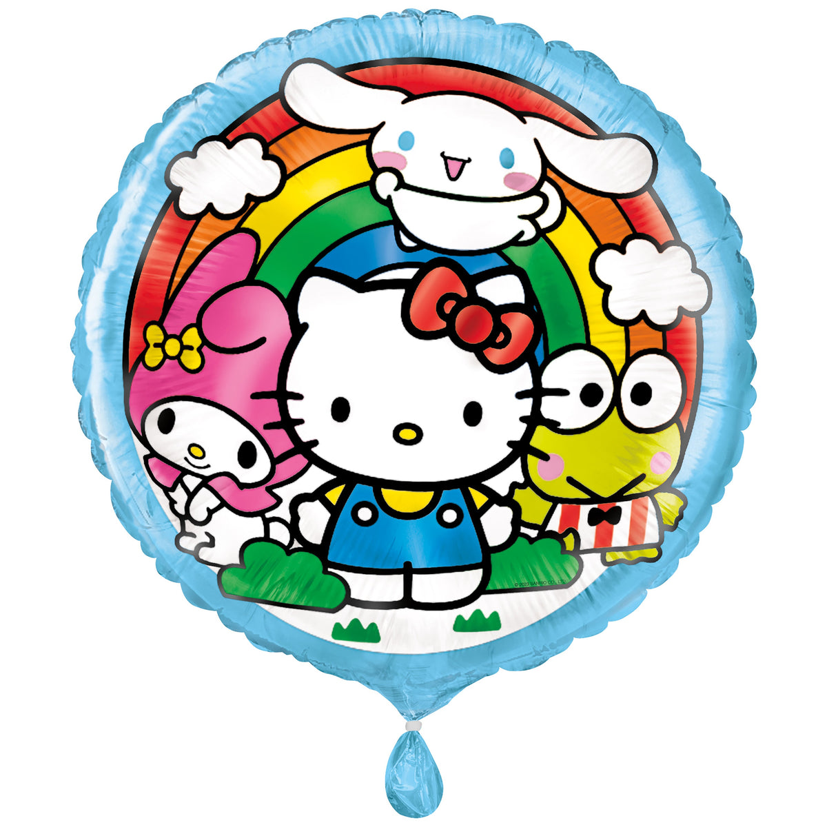 18" Hello Kitty and Friends Cinnamoroll, My Melody, Keroppi Foil Ballo ...