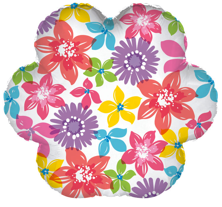 9" Airfill Only (Sticks Sold Separately) Spring Flowers Daisy Balloon ...