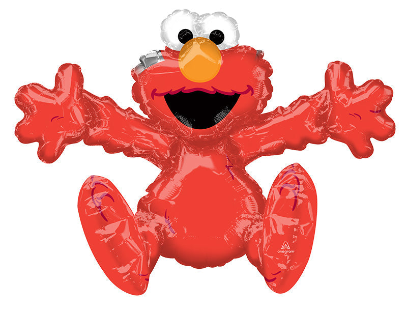 26" Airfill Only Sesame Street Elmo Multi-Balloon Foil Balloon– Bargain ...