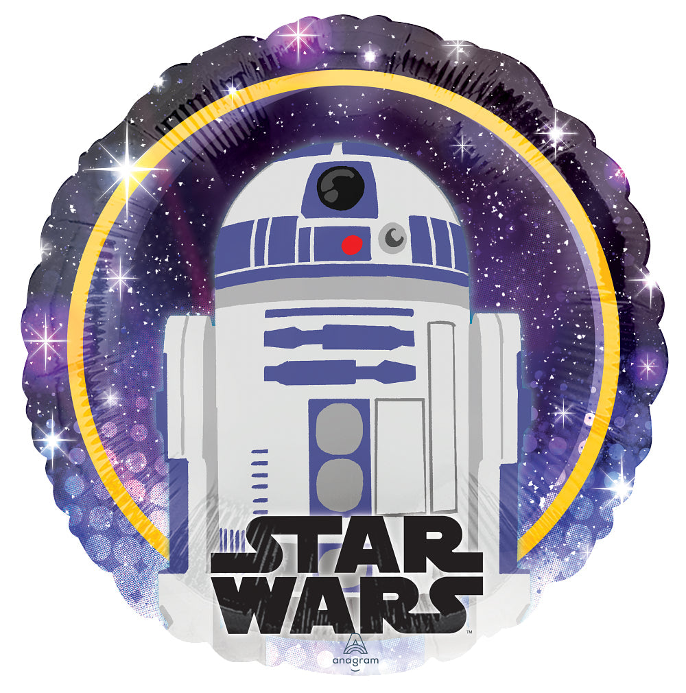 18" Star Wars Galaxy R2-D2 Foil Balloon– Bargain Balloons USA