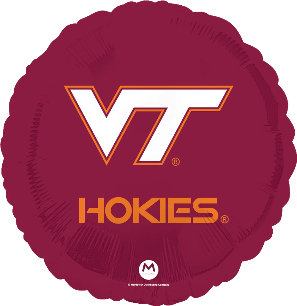 18" Collegiate Virginia Tech Foil Balloon – Bargain Balloons USA