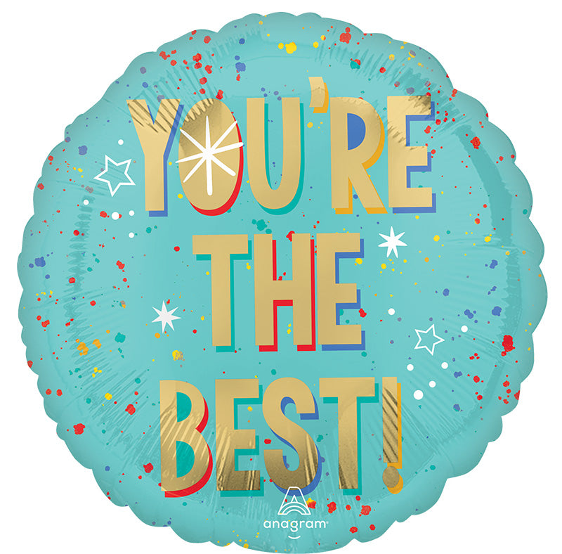 18" You're The Best Splash Foil Balloon– Bargain Balloons USA