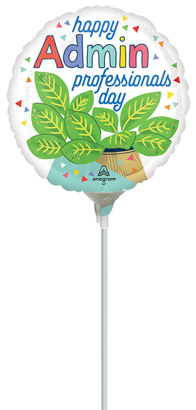 9" Admin Professionals Day Foil Balloon - Airfill Only– Bargain ...